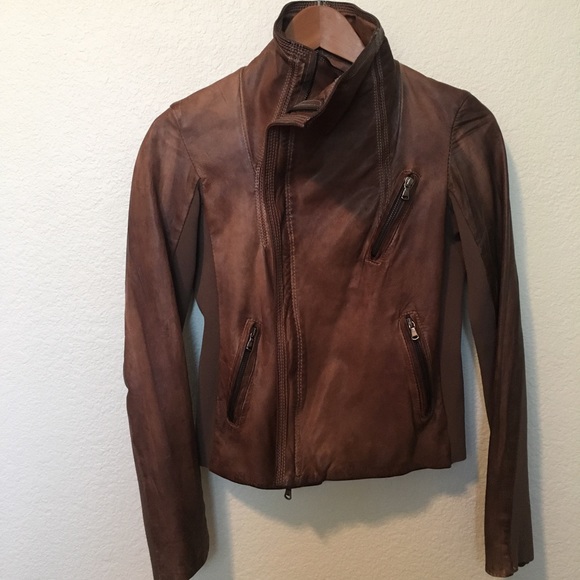 Rapsodia In Nero | Jackets & Coats | Italian Leather Jacket | Poshmark